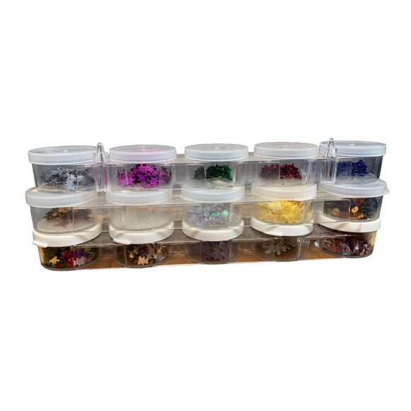 Other | Assorted Craft Confetti Sequins Set With 15 Colorful Designs ...